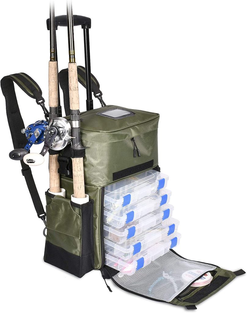 best fishing backpack with rod holder | Fine Backpack