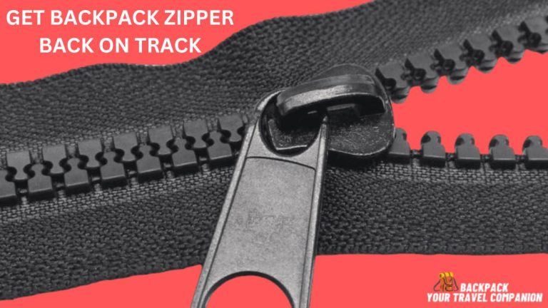 how to get backpack zipper back on track | Fine Backpack