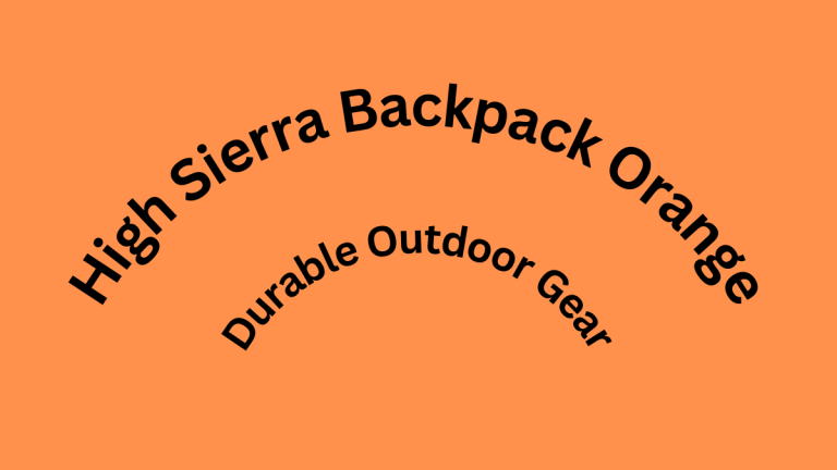 High sierra backpack orange | Fine Backpack