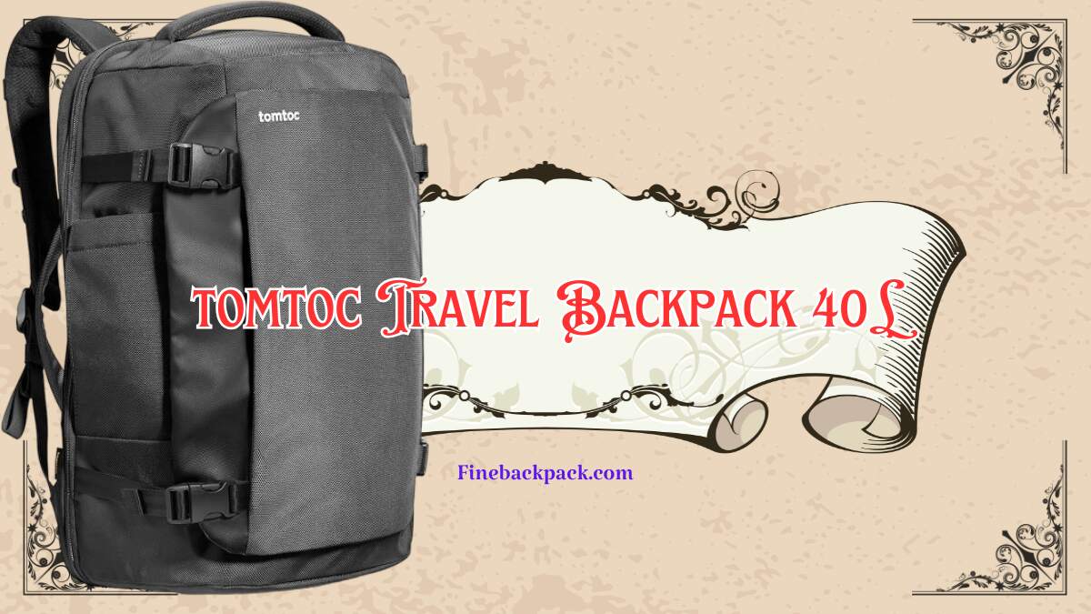 Tomtoc Travel Backpack 40L | Fine Backpack
