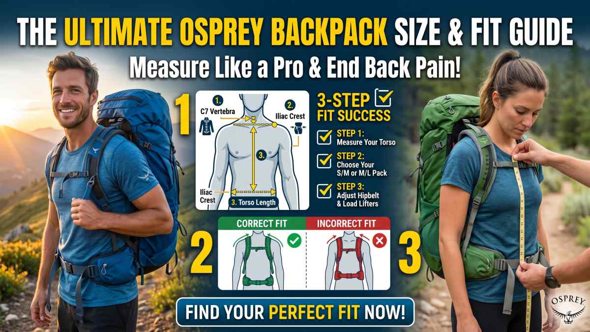 Osprey Backpack Size Guide: Find Your Perfect Fit (2026)